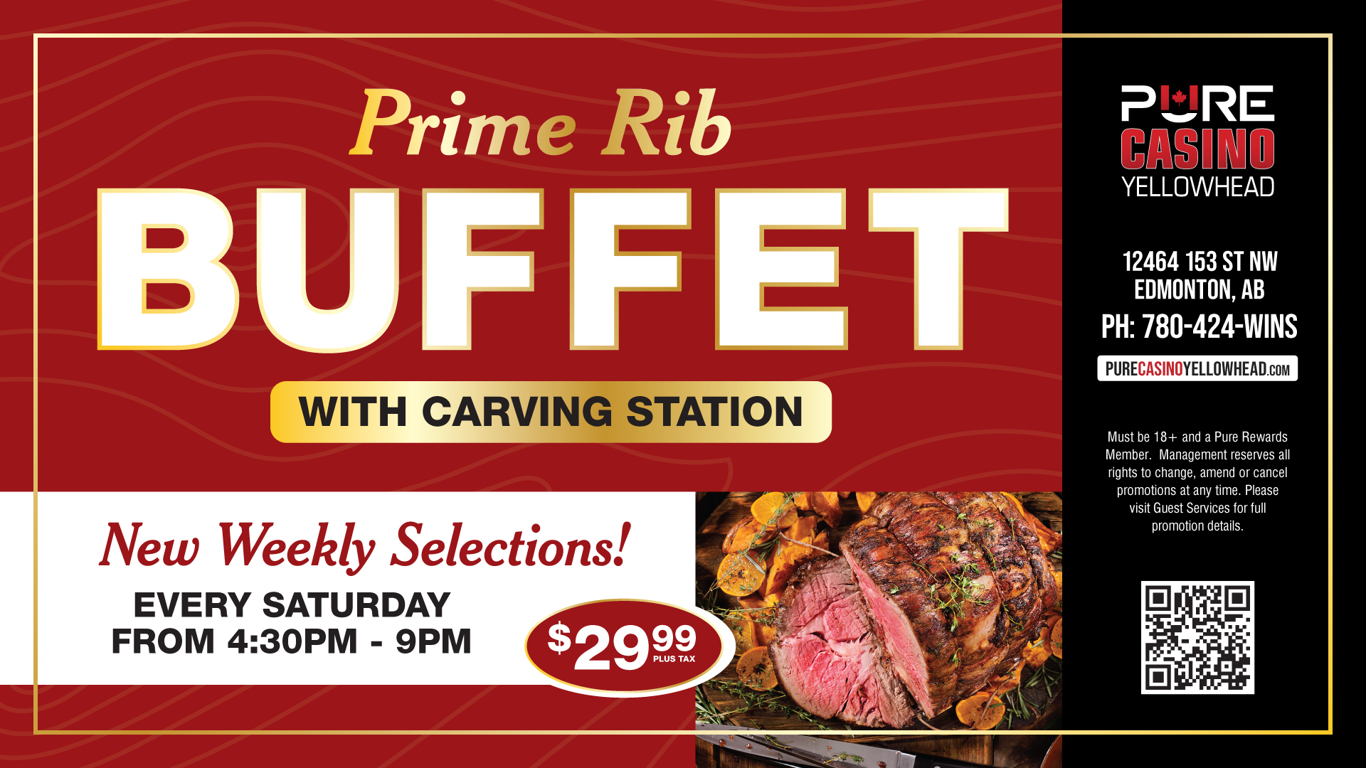 Dining - PURE Casino Yellowhead