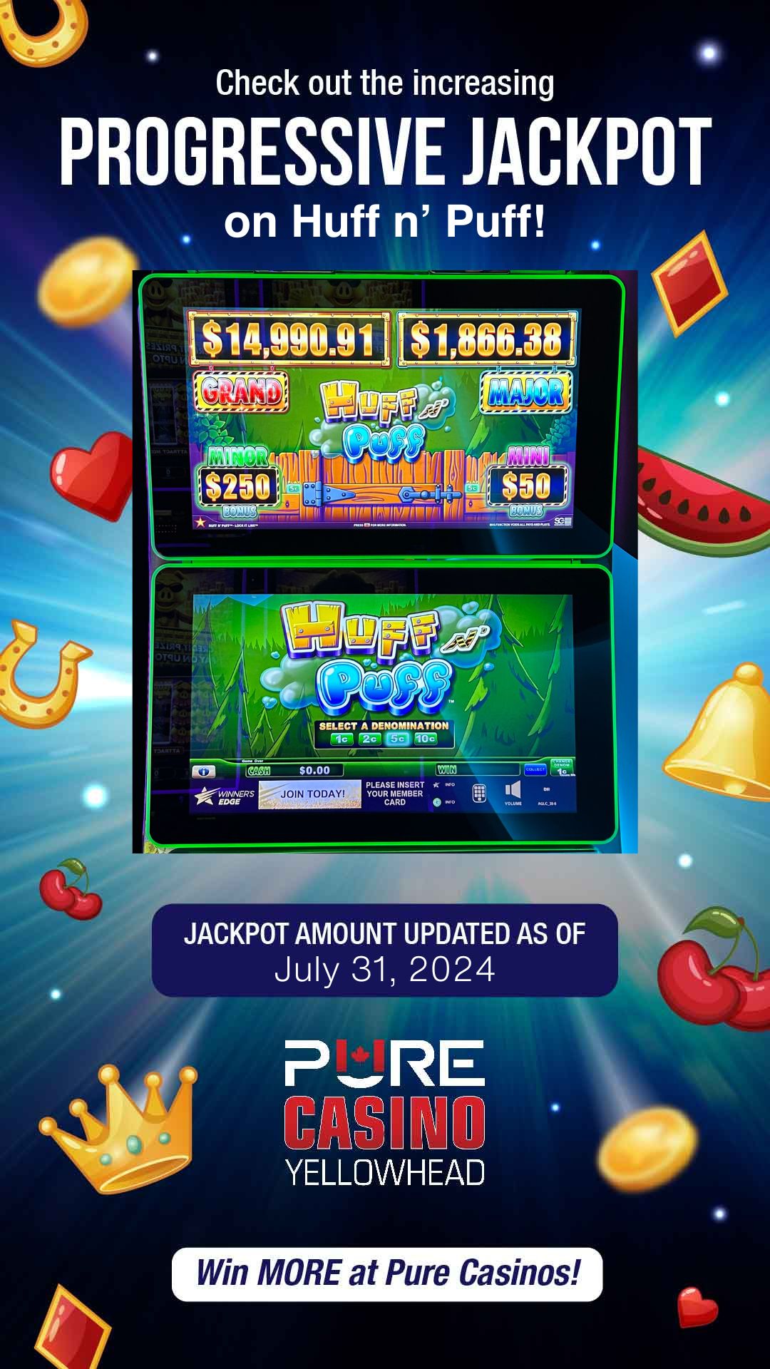 Slots Slots Slots!!! | Pure Casino Yellowhead