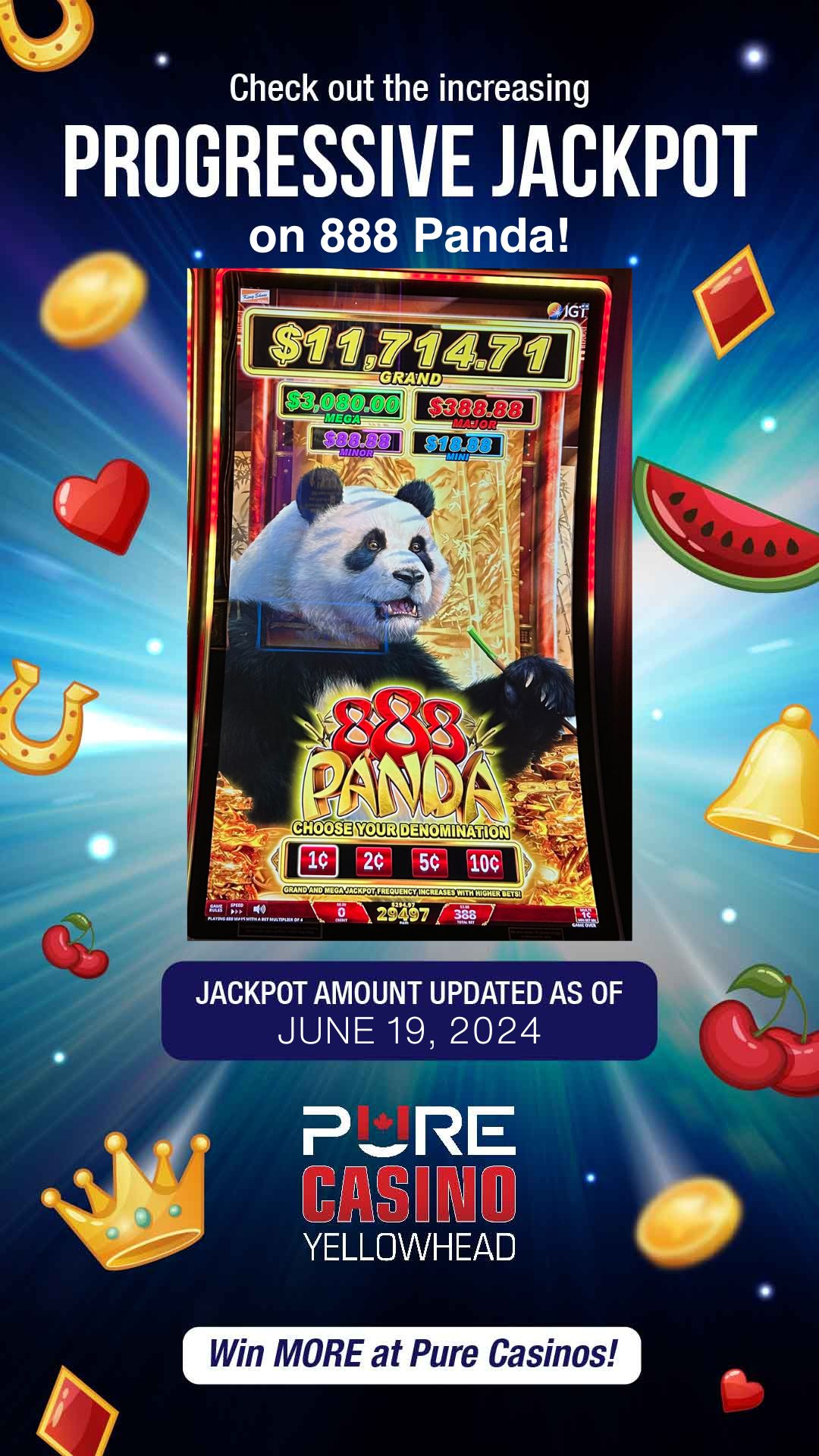 Slots Slots Slots!!! | Pure Casino Yellowhead