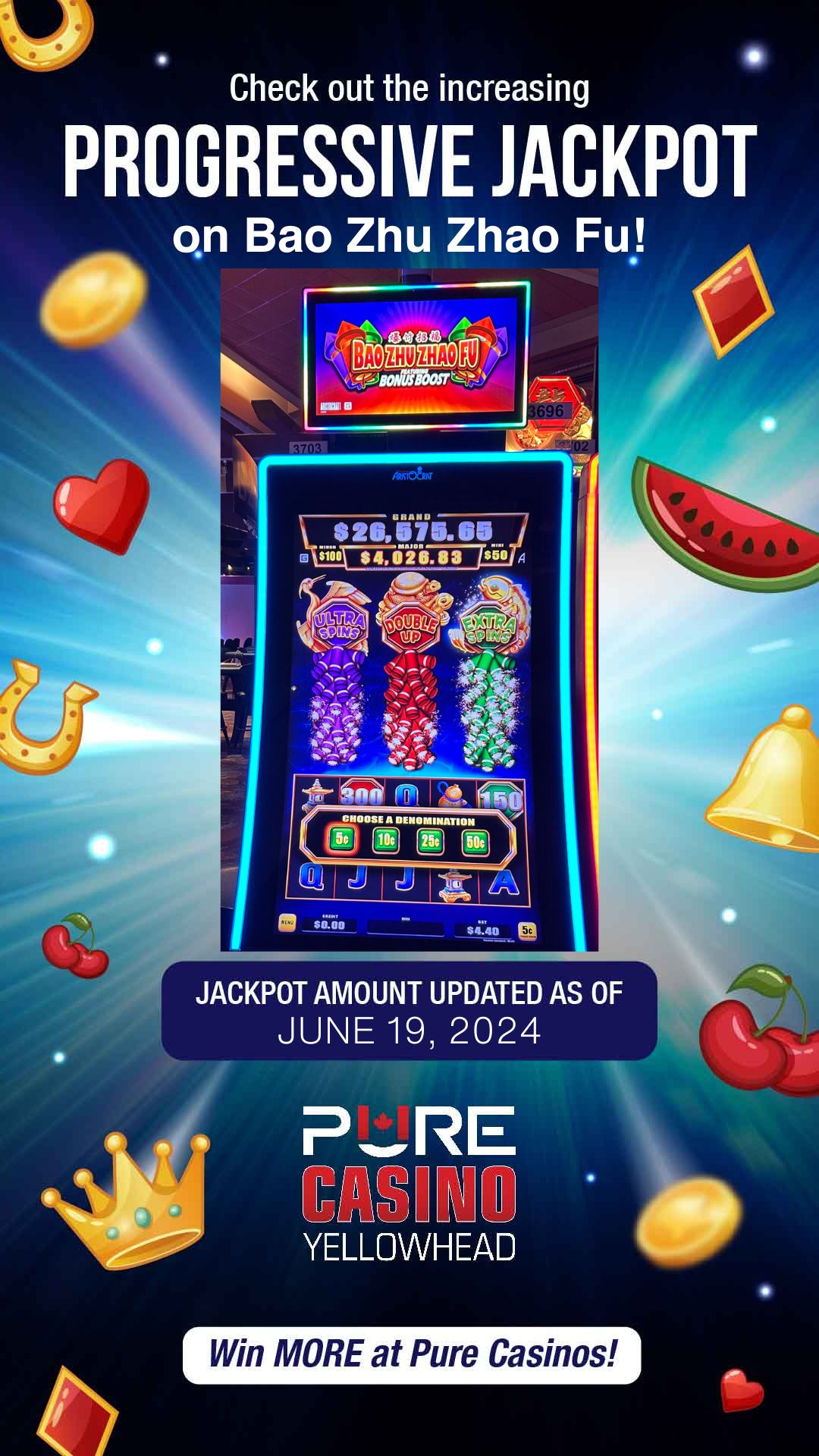 Slots Slots Slots!!! | Pure Casino Yellowhead